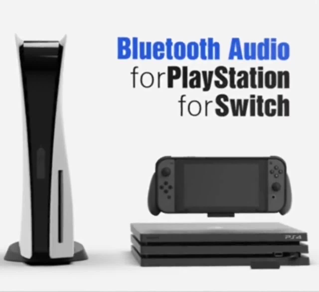 超薄藍牙音訊接收發射器 AudioStick | 適用PS5/PS4/SWITCH/OLED | Skull & Co. | 蝦皮購物