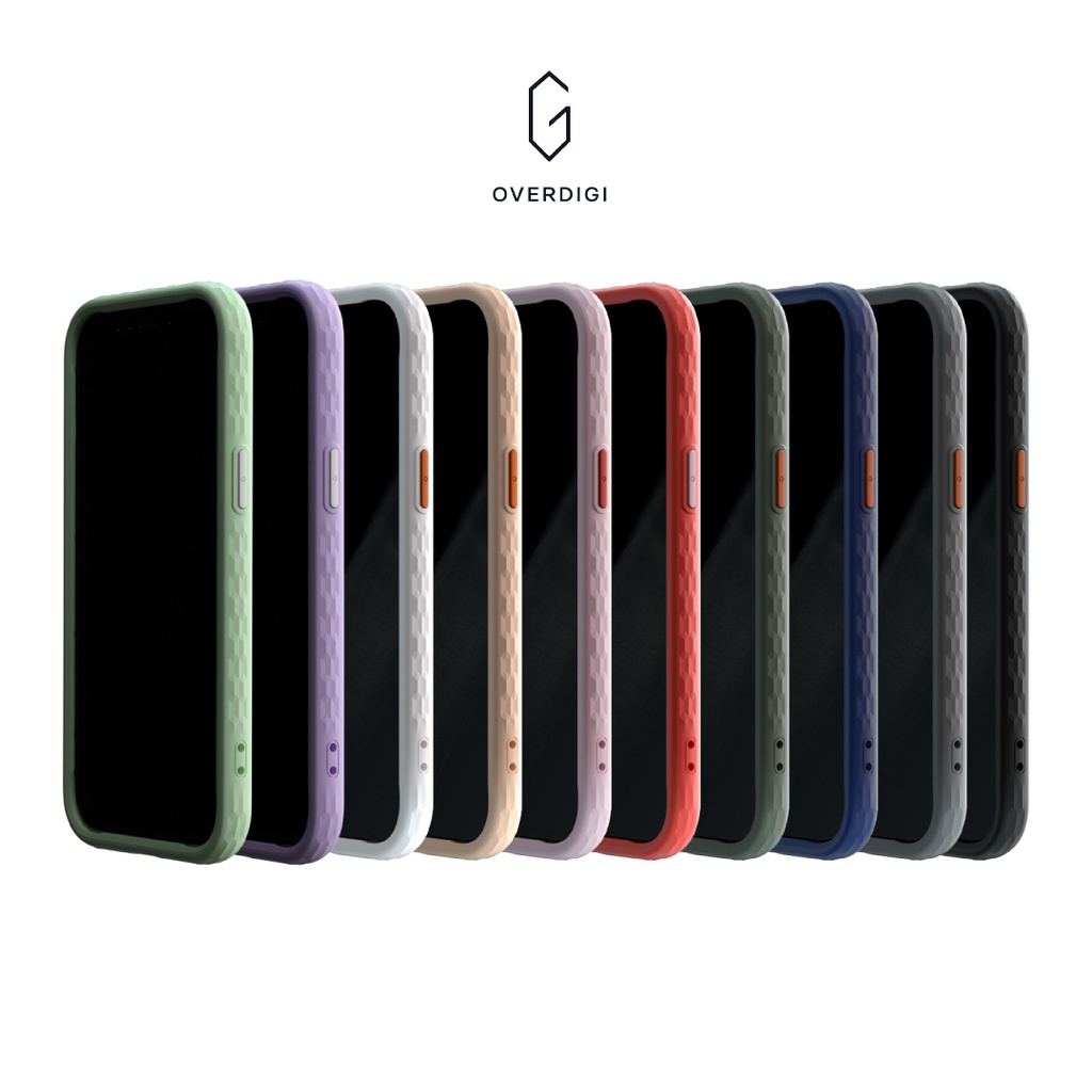 OVERDIGI iPhone 13系列 OC鑽石框抗污防摔邊框殻 | 蝦皮購物