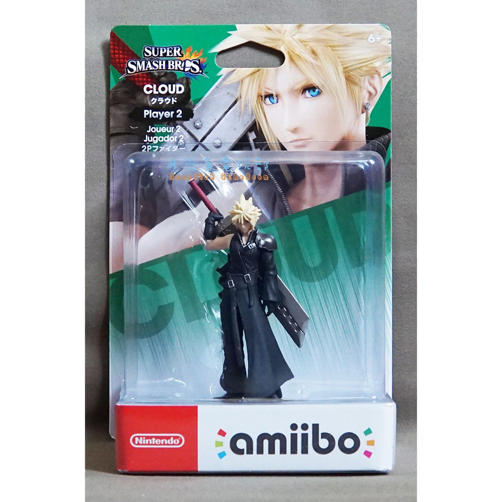 【月光魚 電玩部】現貨全新 amiibo 太空戰士 克勞德 CLOUD 2P 任天堂明星大亂鬥系列 3DS NS | 蝦皮購物