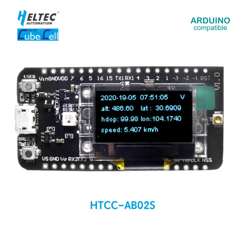 HTCC-AB02S (CubeCell Heltec Arduino LoRa 開發板) | 蝦皮購物