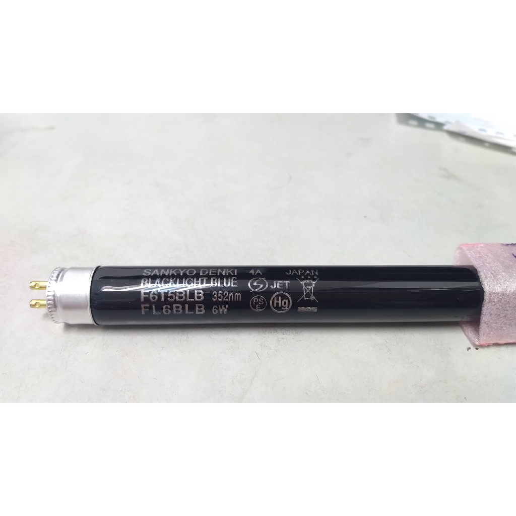 寶新照明 含稅價 三共 SANKYO F6T5 BLB FL6BLB 6W 黑燈管 螢光燈管 | 蝦皮購物