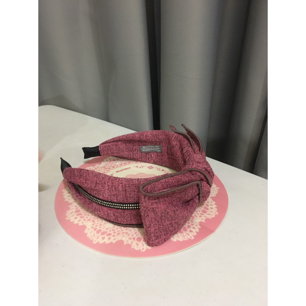 MIMIMAMA NIUNIU 妞妞 ciao lady 髮箍 設計款 自訂款 蝴蝶結 熊妮 老菜 小香 紅 不對稱 | 蝦皮購物