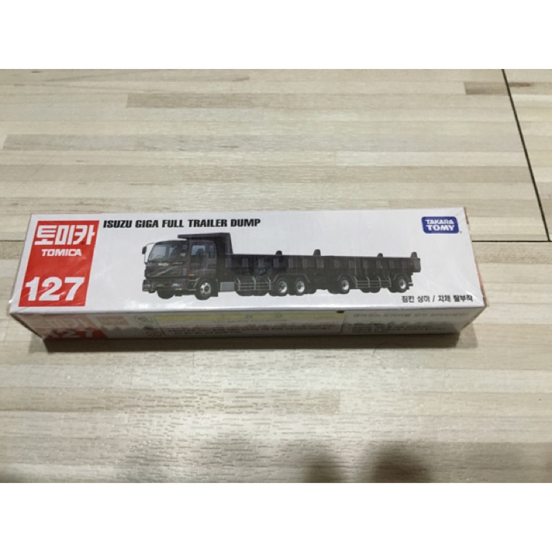 Tomica 127 砂石車 連結車 絕版 | 蝦皮購物