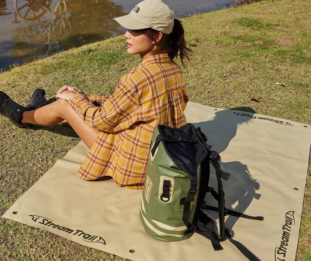 ST 日本StreamTrail戶外防水包25公升雙肩背包D2線條版.限量版DRY TANK 25L STRIPE | 蝦皮購物