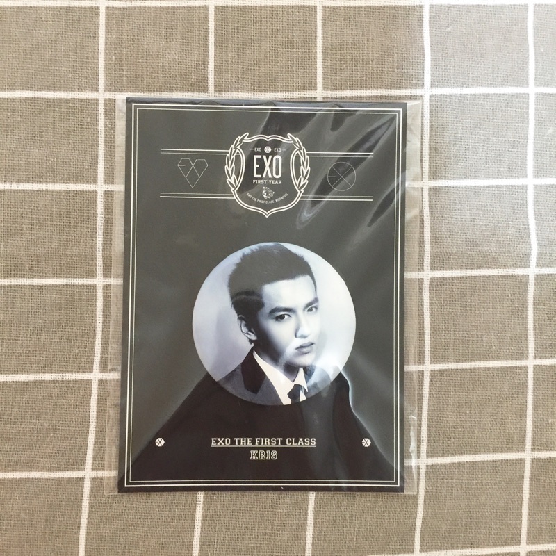 EXO Kris XOXO 吳亦凡 狼與美女 官方 徽章 別針 | 蝦皮購物