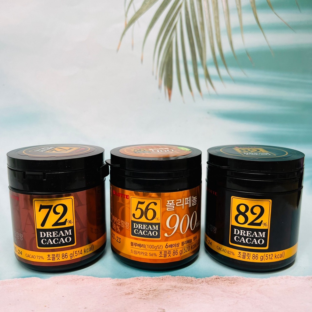 韓國 Lotte 樂天 骰子巧克力86g (56%/72%/82%) 三種口味可選 | 蝦皮購物