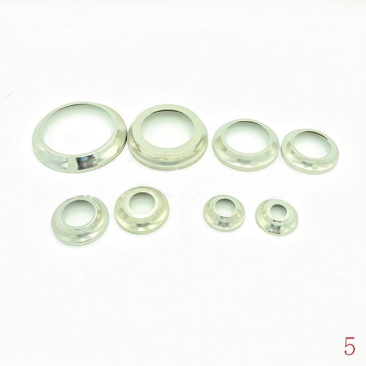 【susumy】4" 白鐵 不銹鋼 圓花蓋 外圓內圓 修飾蓋 扶手配件 欄杆配件 | 蝦皮購物