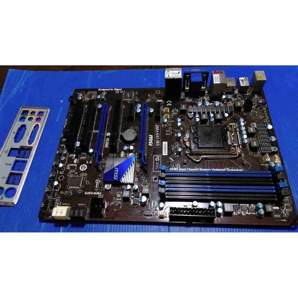 【老農夫】MSI 微星 Z68-G43 DDR3 1155 主機板 含檔板 | 蝦皮購物