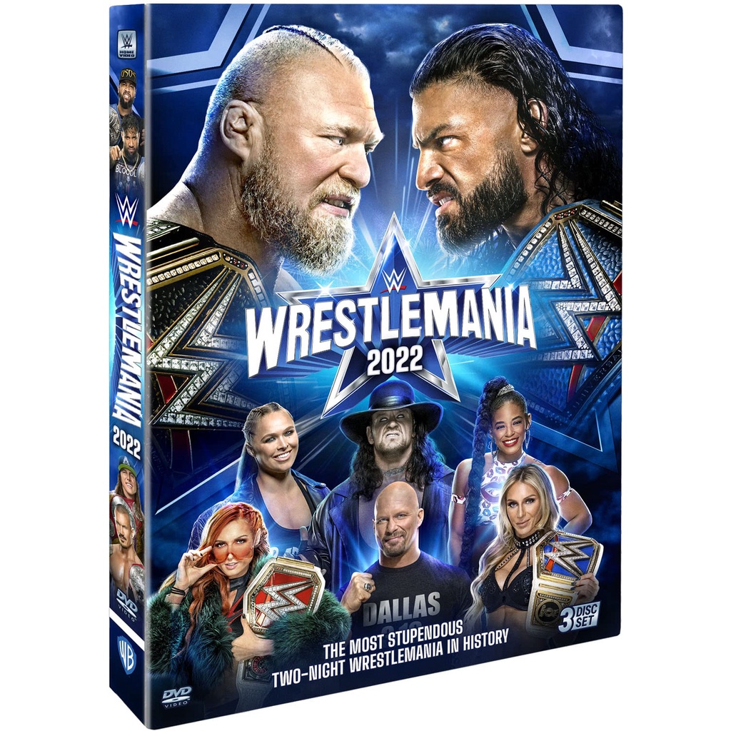[美國瘋潮]正版WWE WrestleMania 38 Blu-Ray 摔角狂熱WM38 BD DVD 雙版本PPV大賽 | 蝦皮購物