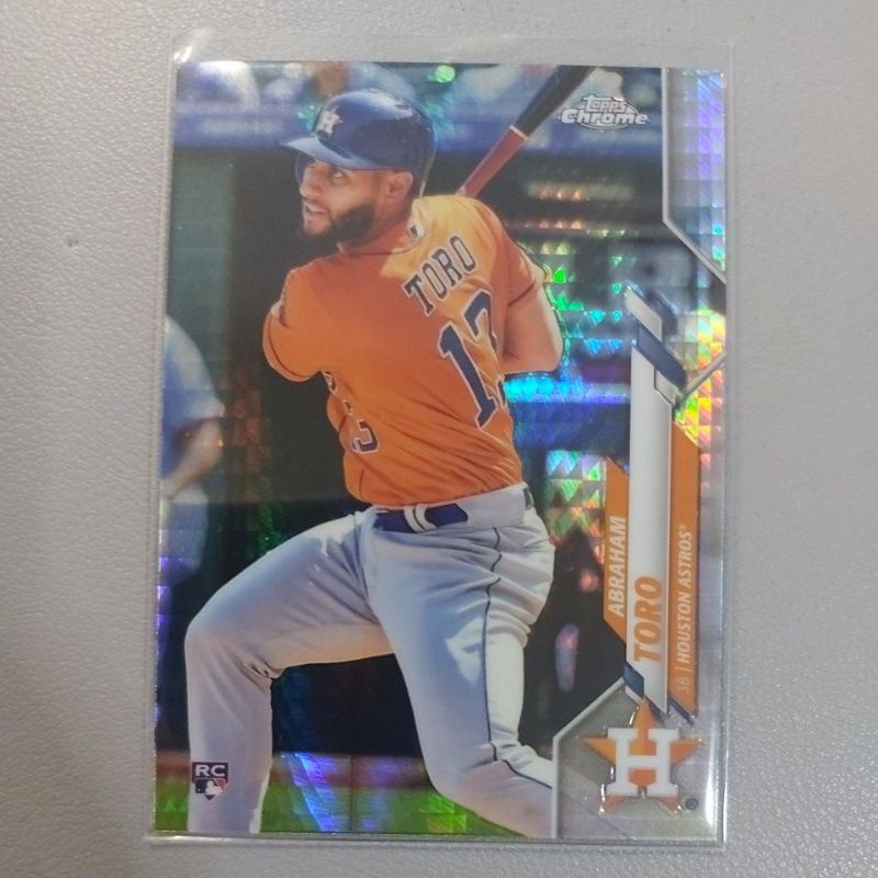 2020 MLB Topps Chrome Abraham Toro RC Hyper亮 新人卡 金屬卡 球員卡 | 蝦皮購物
