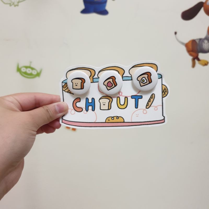 《Cutie Shop》轉售抽屜Chouti 吐司別針組 | 蝦皮購物