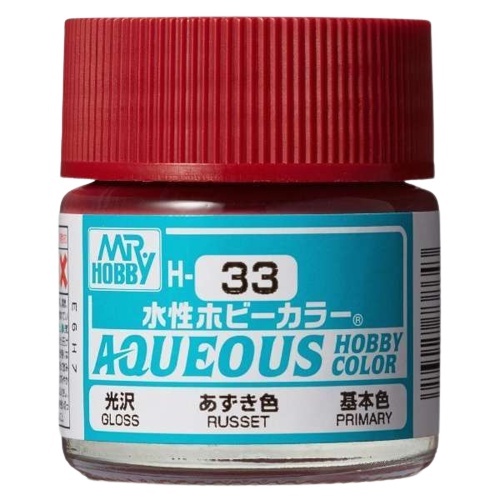 弘萬吉 GUNZE 水溶性丙烯酸樹脂漆 亮光褐紅色 10ml 貨號H33 | 蝦皮購物