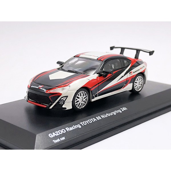 【秉田屋】現貨 精裝版 Kyosho 京商 Toyota 豐田 86 GAZOO Racing 紐柏林 測試車 1/64 | 蝦皮購物