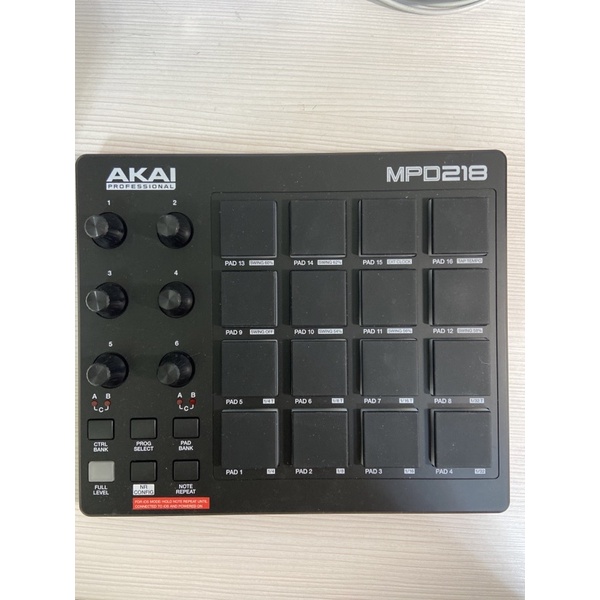akai mpd 218 pad 二手 超新 drum pad 附轉接線 | 蝦皮購物