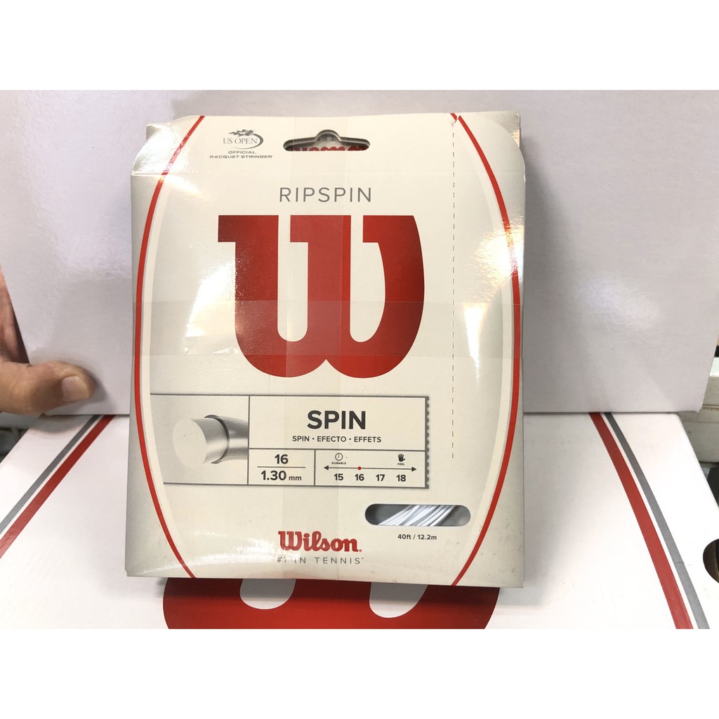 Wilson 網球線 Ripspin-16 LeonTV 粉絲福利 200條 | 蝦皮購物