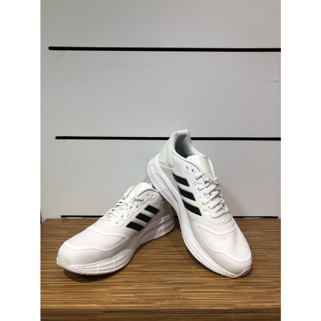 【ADIDAS】DURAMO 10 男款跑鞋 輕量 舒適 緩震 涼爽 透氣 支撐 白色 - GW8348 | 蝦皮購物
