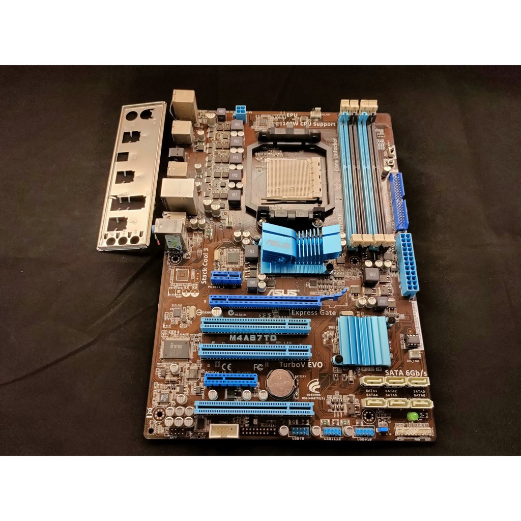 ASUS 華碩 M4A87TD 870 晶片 AM3 SATA3 IDE 主機板 | 蝦皮購物