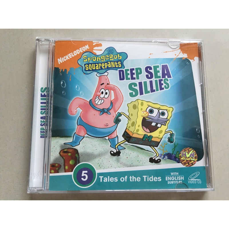 正版 SPONGEBOB 海綿寶寶 VCD deep sea sillies 幼兒英語學習 | 蝦皮購物