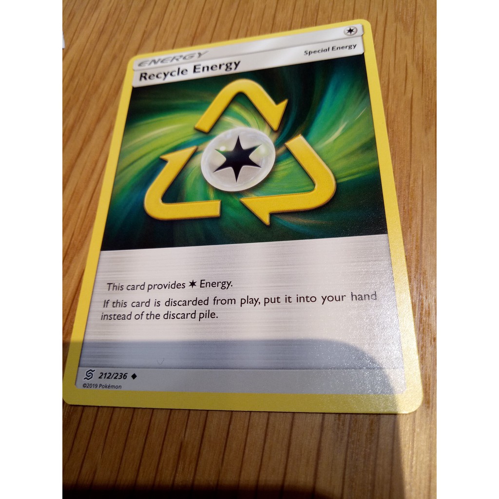 美版 Pokemon TCG SM11 212/236 Recycle Energy | 蝦皮購物