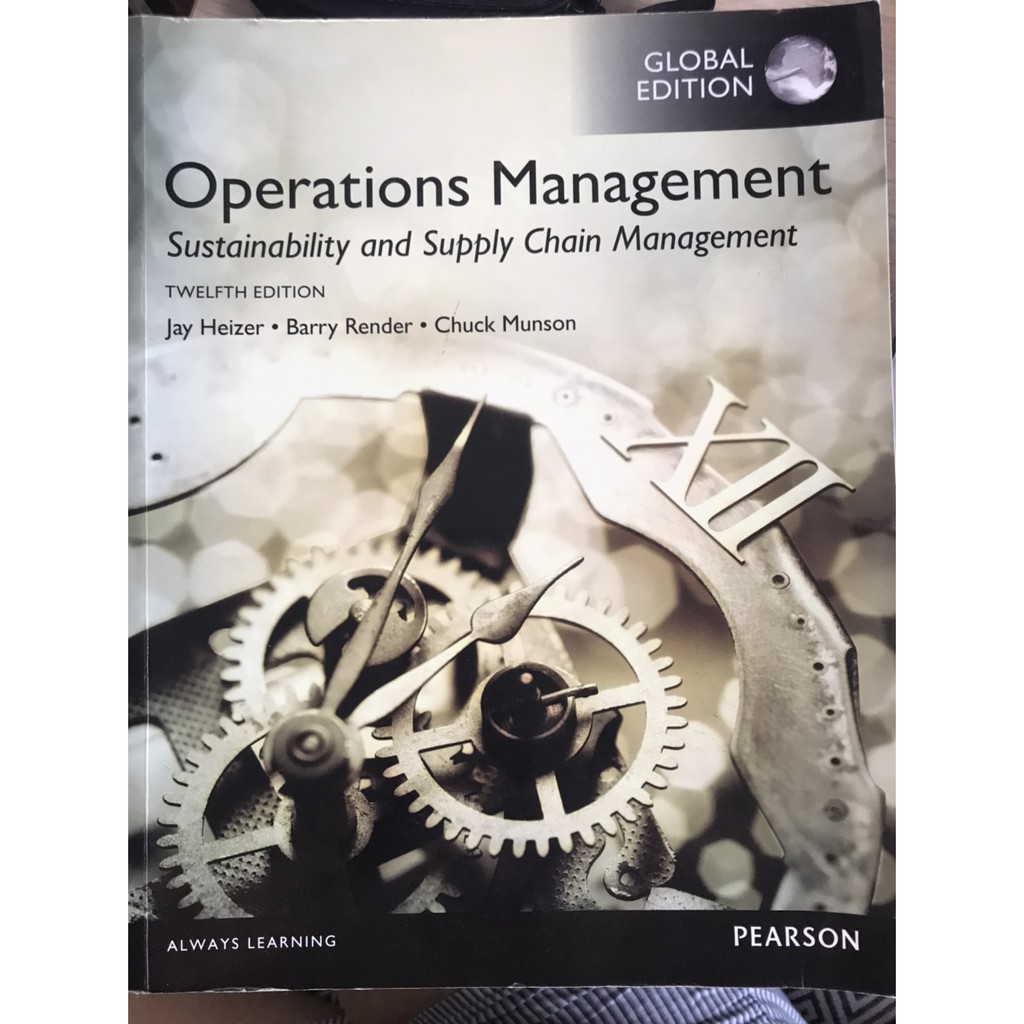 Operations Management 12th edition / Pearson global edition | 蝦皮購物