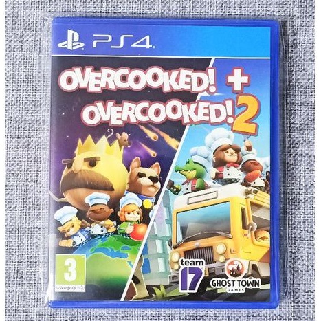 【沛沛電道⚡】PS4 煮過頭 1+2 OVERCOOKED 1+2 I II 中文版及英文版 遊戲片 光碟 | 蝦皮購物