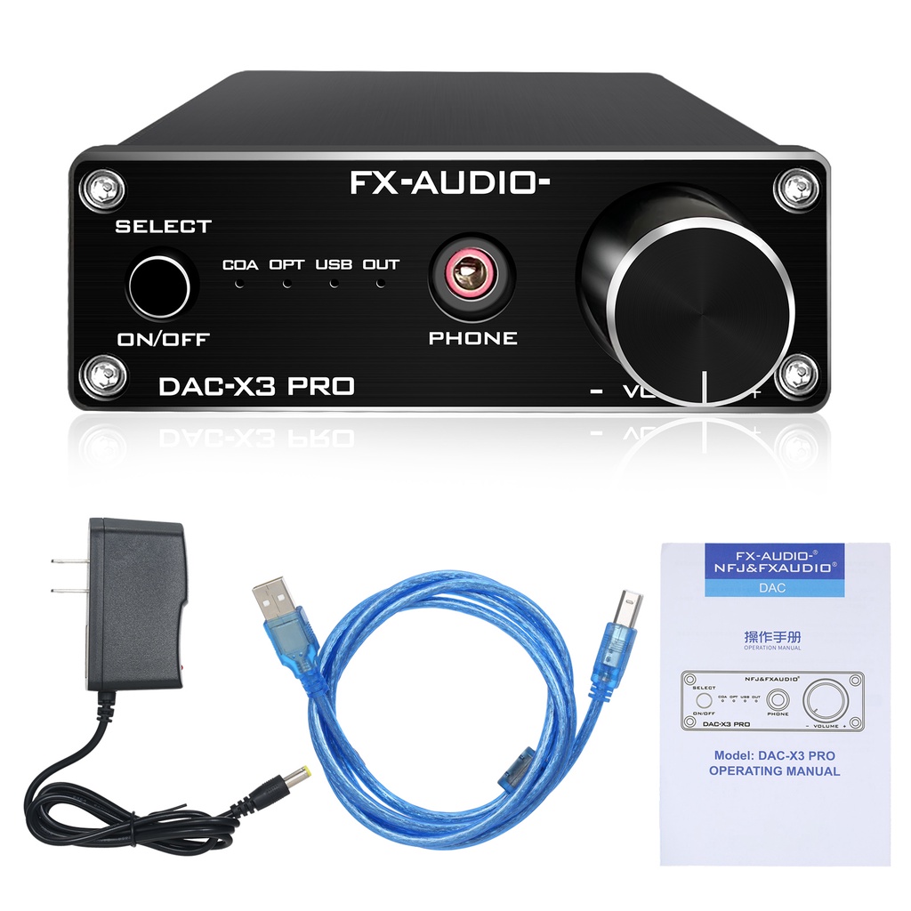 FX-Audio dac-X3 PRO USB數位類比音訊轉換器附耳機擴大機 | 蝦皮購物