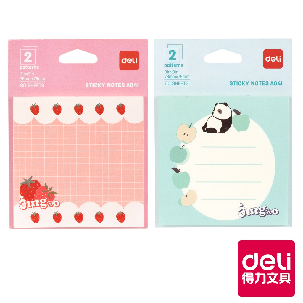 【Deli得力】造型便條紙 3x3 (EA041) 款式隨機 /60張/本｜得力旗艦店 | 蝦皮購物
