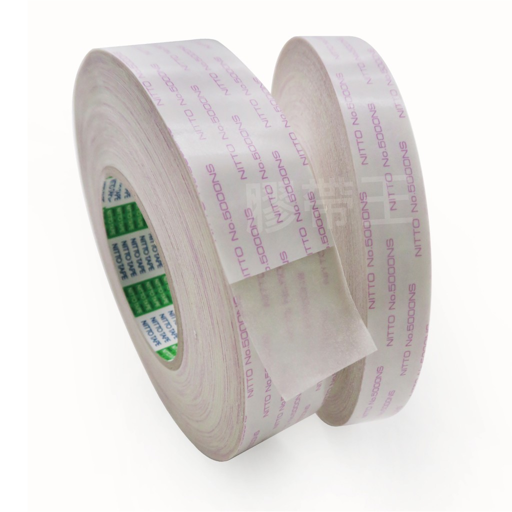 ★膠帶王★ 含稅開發票 極細 日本製 NITTO 5000NS 高黏雙面膠帶 日東膠帶 模型用美光雙面膠帶【可重工】 | 蝦皮購物