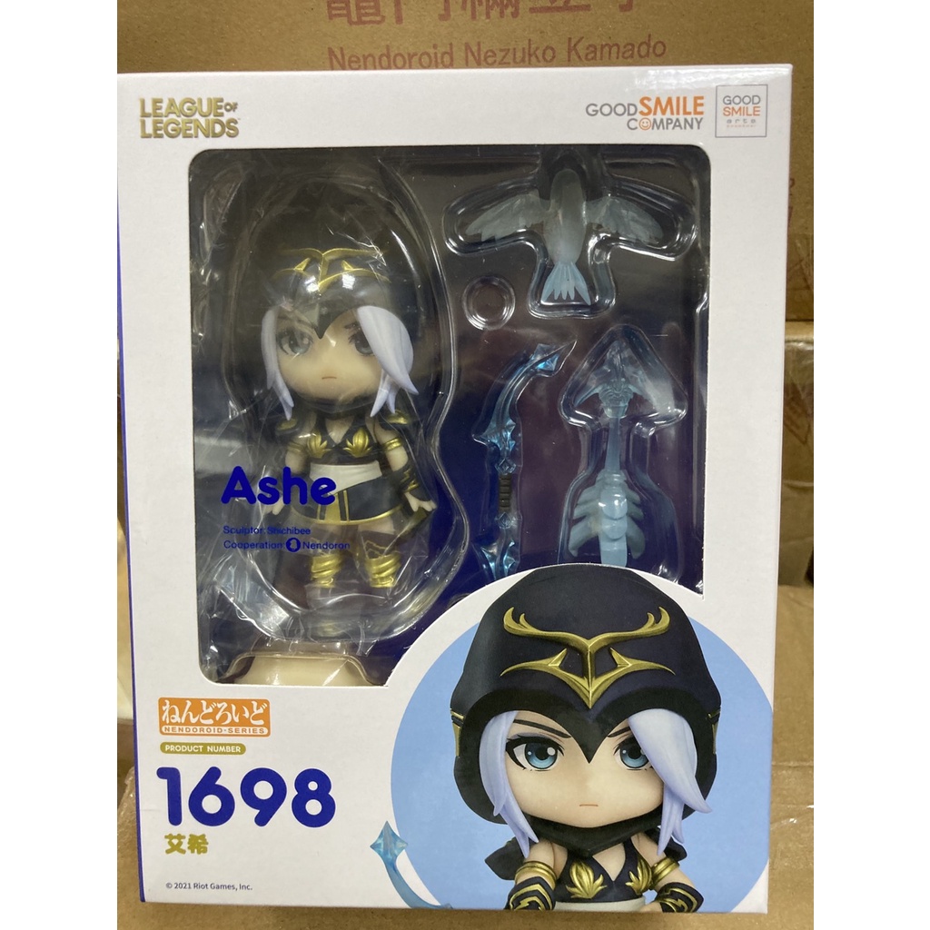 全新現貨 GSC Q版 黏土人 1698 英雄聯盟 League of Legends 艾希 PVC可動完成品 | 蝦皮購物