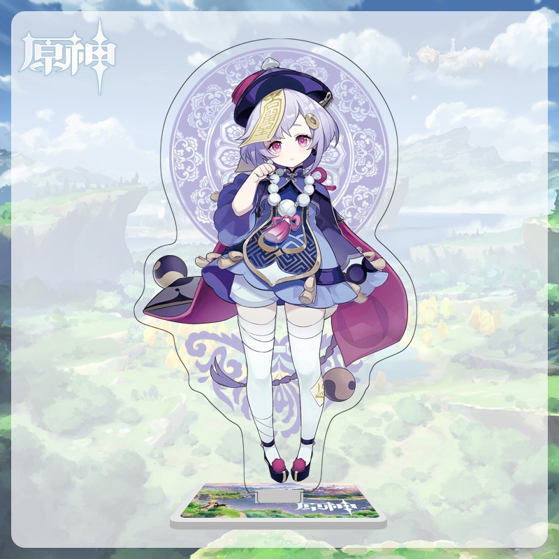 【冰系女角】新款 原神 甘雨 申鶴 優菈 神裡綾華 羅莎莉亞 迪奧娜 莱依拉 夏洛蒂 大立牌 周邊 遊戲 同人，jy | 蝦皮購物