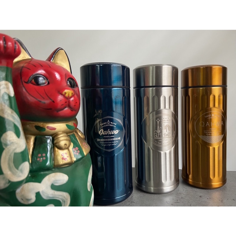 日本Qahwa /城市風格圖騰隨身保溫瓶 420ml (3款城市) | 蝦皮購物