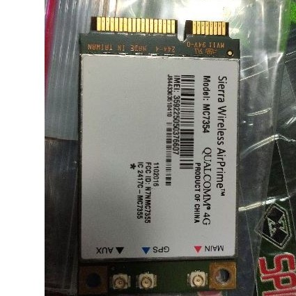 MINI PCIE 4G網卡，Sierra MC7354 AirPrime 2G 3G 4G + module GPS | 蝦皮購物