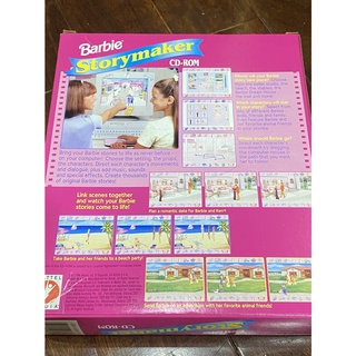 【懷舊遊戲】Barbie Storymaker 芭比故事創作家 美國MATTEL原版 DOS/WIN31/WIN95 | 蝦皮購物