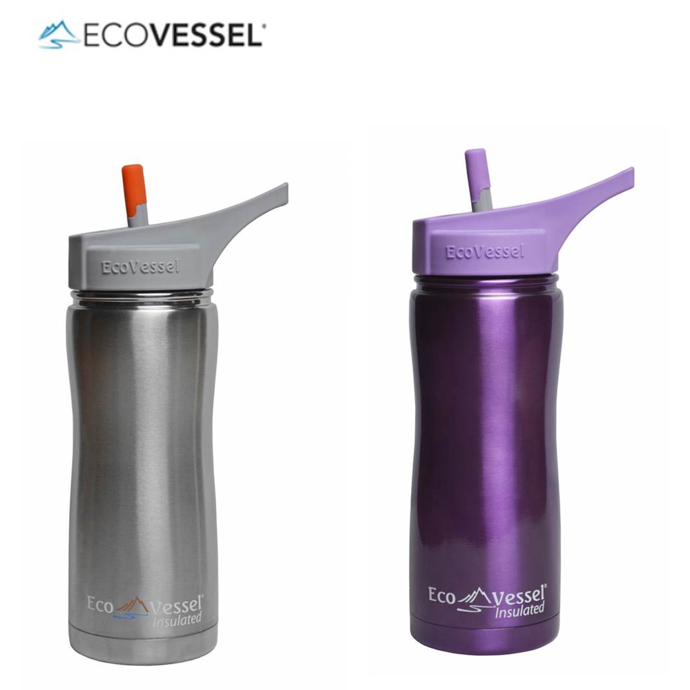 【ECO VESSEL】美國-SUMMIT 三層不鏽鏽吸嘴頭0.5L保溫水壼/不含雙酚A/三層保冰 | 蝦皮購物