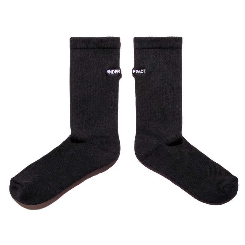 UNDER PEACE 21AW BRAVO / POLYGIENE SOCKS 機能除臭 中筒襪 / 小腿襪 (黑色) | 蝦皮購物