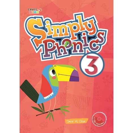 Simply Phonics 3 (Book+2CDs) Caves Books 敦煌書局 英文教材 自然發音 聽力測驗 | 蝦皮購物