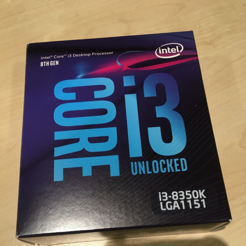 intel core i3 8350k 四核 八代 cpu 處理器 1151腳位 | 蝦皮購物