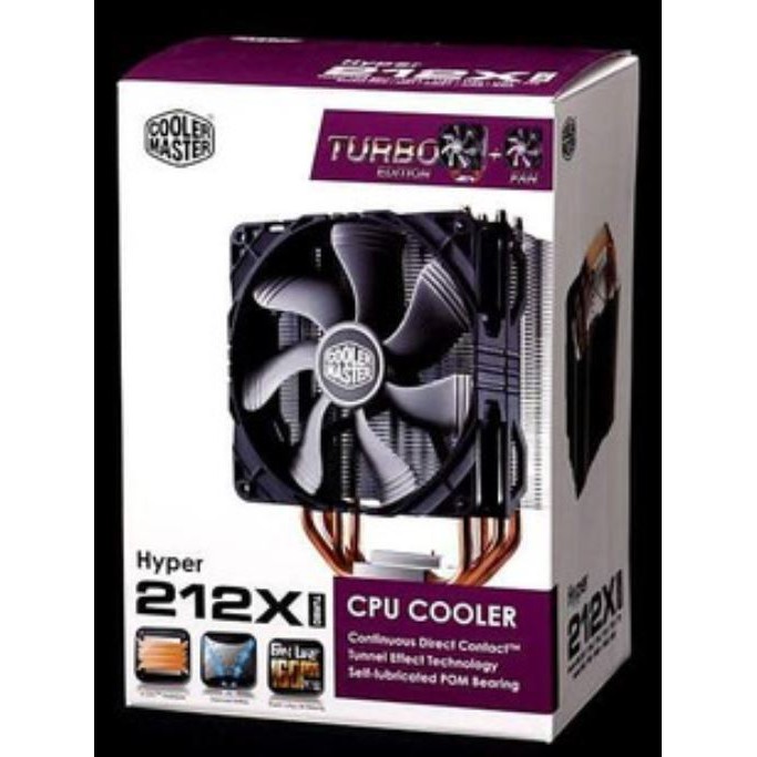 Cooler Master 酷碼 Hyper 212X Turbo雙風扇散熱器 (全新1年保 / 開發票) | 蝦皮購物