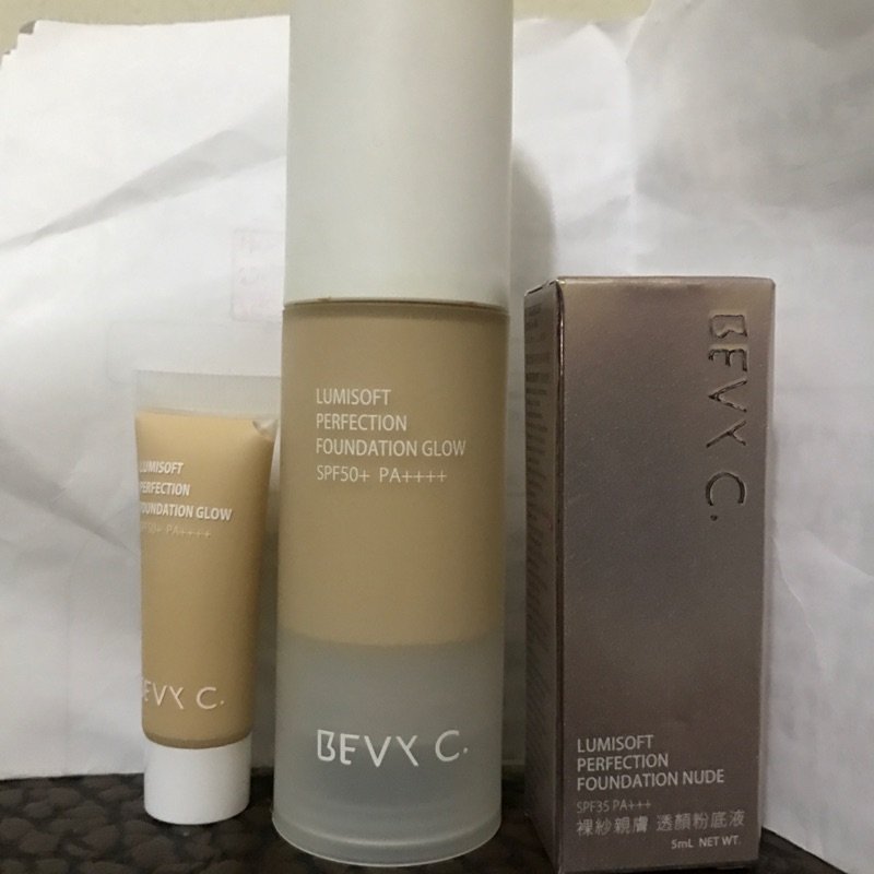 BEVY C 裸紗親膚淨白粉底液-自然色 | 蝦皮購物