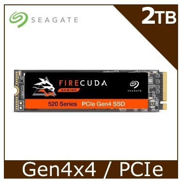 Seagate FireCuda 520 2TB SSD (Gen4 PCIe) | 蝦皮購物