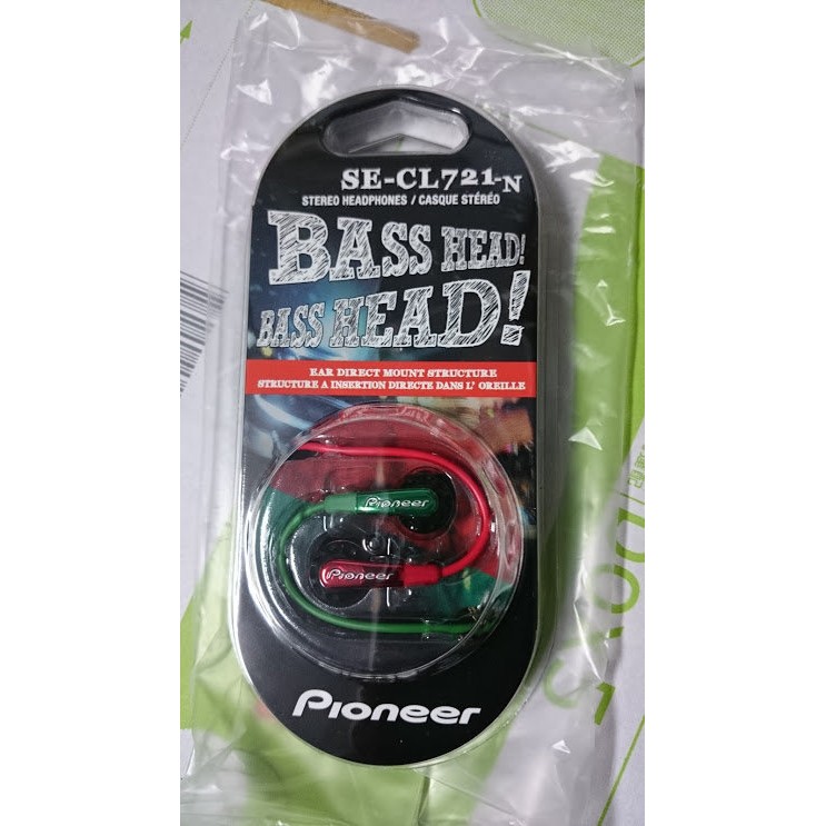 先鋒 Pioneer SE-CL721 重低音BASS HEAD 雙色搖滾耳道式耳機（ 歡迎批發） | 蝦皮購物