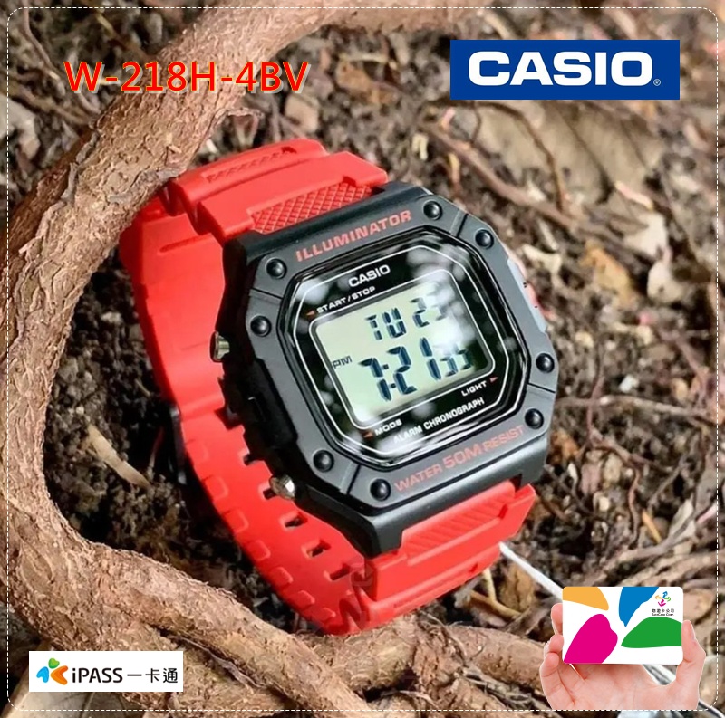 👽台灣CASIO原廠公司貨(3224機芯)經典運動型+1/100 秒碼錶+50米防水悠遊卡(一卡通)手錶(附原廠保證書) | 蝦皮購物