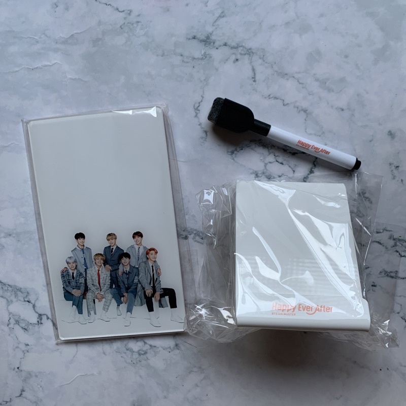 🔸絕版🔸防彈少年團 BTS 4th muster 官方 四期 小白板 留言版💖 Happy ever after | 蝦皮購物