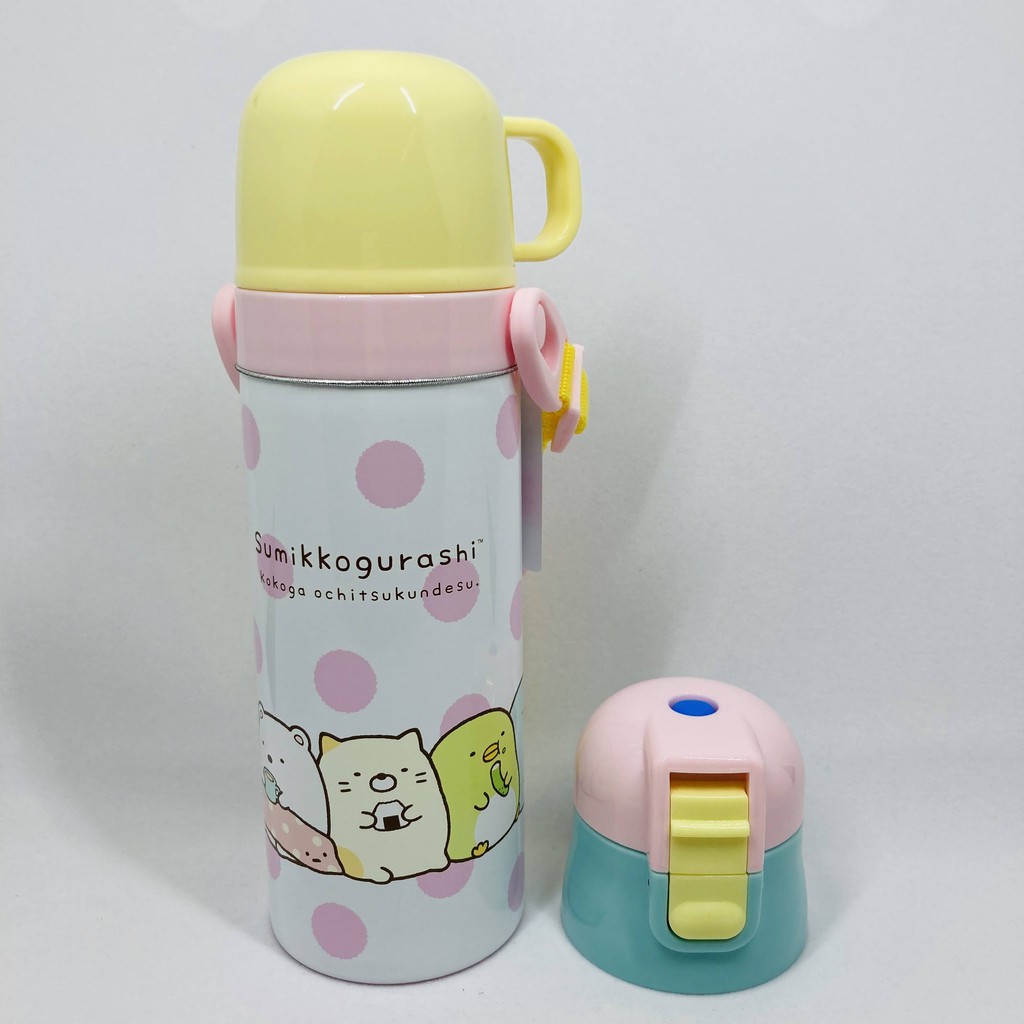 *小波日貨*現貨台灣出貨 日本 角落生物 Skater 超輕量 不銹鋼 2way SKDC4 470ml 兒童 水壺 | 蝦皮購物