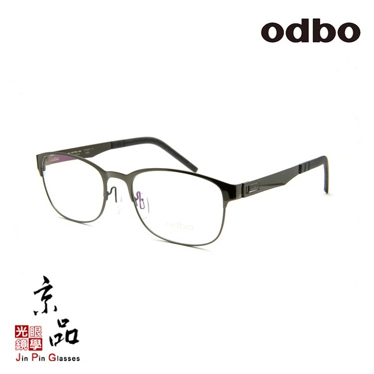 odbo 1197 C2GD 52mm 鐵灰色 鏡腳無螺絲設計款 圓方框 鈦金屬 鏡框 JPG 京品眼鏡 | 蝦皮購物