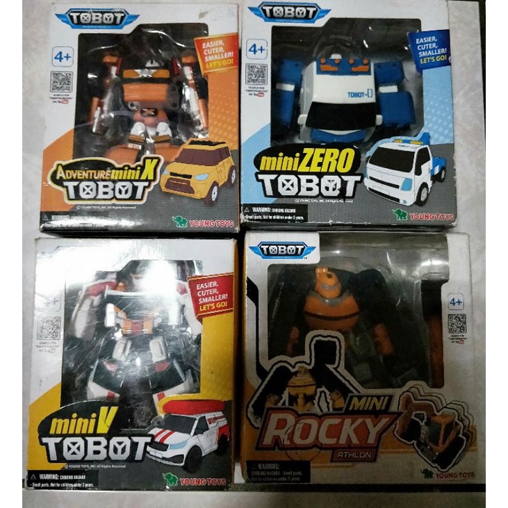 全新正版盒損 TOBOT mini機器人 X/V救護車/ZERO拖吊車/ROCKY挖土機 | 蝦皮購物