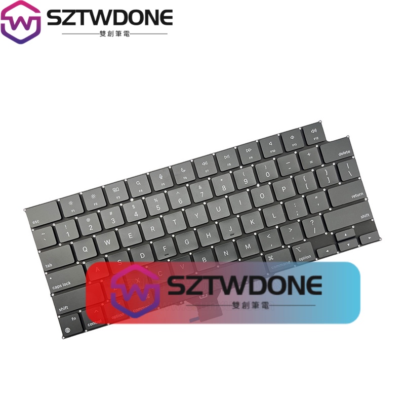 MacBook Pro A2442 A2485 14吋 16吋 繁體注音鍵盤 us uk國際版英文鍵盤Keyboard | 蝦皮購物