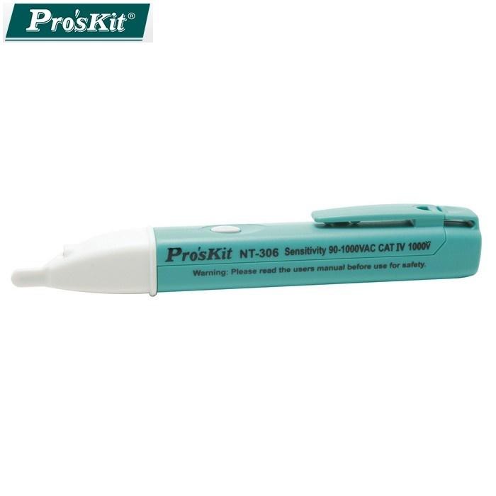耀您館★台灣寶工Pro'sKit非接觸驗電筆NT-306附LED燈;量交流電壓90V-1000V;長153mm;GE認証 | 蝦皮購物