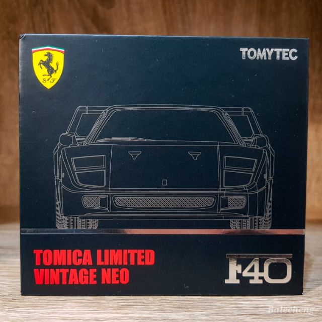 Tomytec TLV Ferrari F40 法拉利 黑色 1/64 模型車 前後可開 | 蝦皮購物