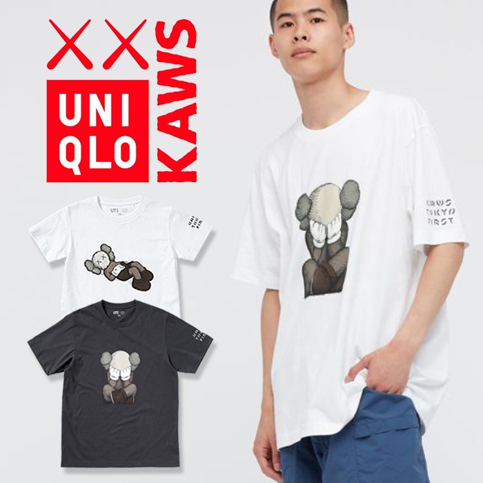 【現/貨免運】Kaws x UT Uniqlo 短Tee 聯名款 Tokyo First 2021 聯名款短 | 蝦皮購物